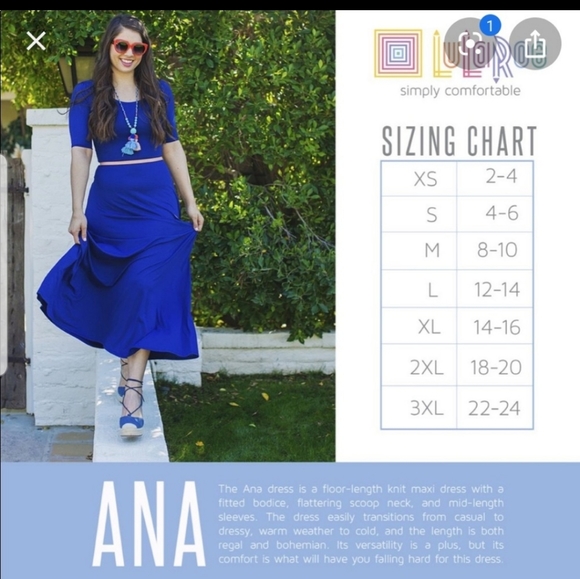 LuLaRoe | Dresses | Lularoe Ana Dress Inspired By Disney Frozen Movie ...